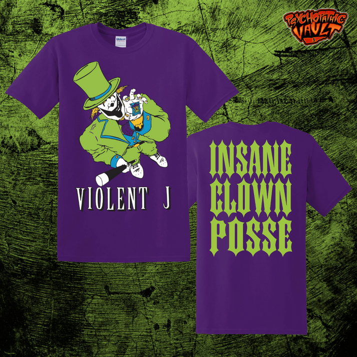 Purple OG Cartoon Violent J Shirt – Psychopathic Vault