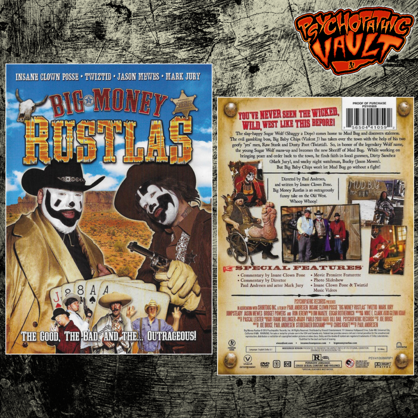 Big Money Rustlas DVD – Psychopathic Vault