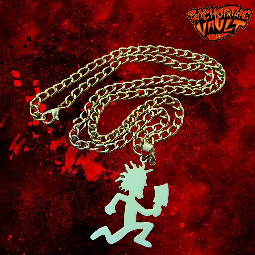 2024 Gold Toned Hatchetman Charm & Chain – Psychopathic Vault