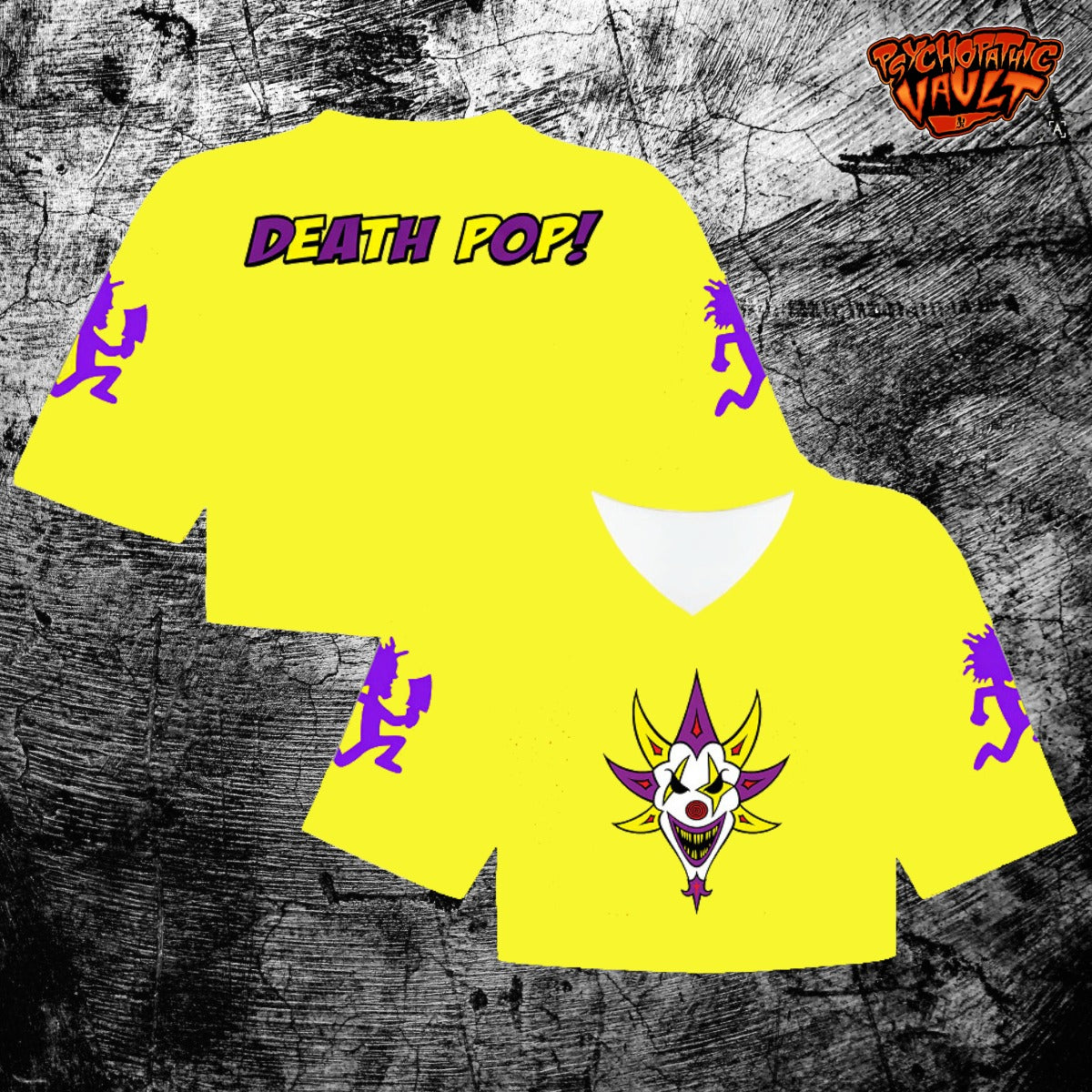 Mighty Death Pop Womens Crop Top Jersey – Psychopathic Vault