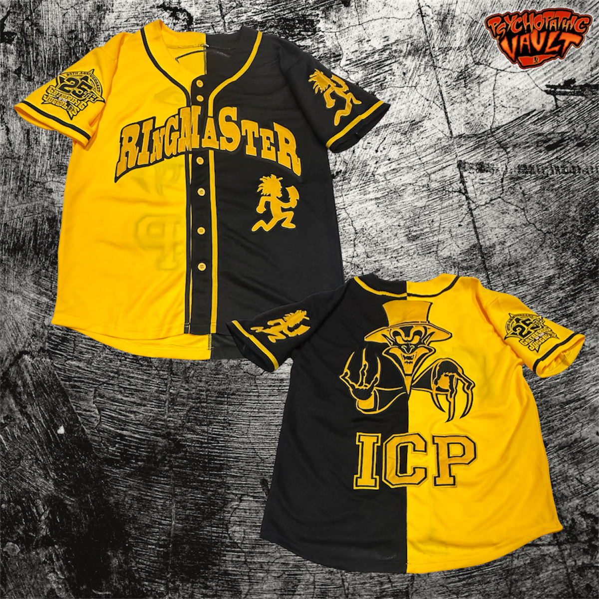 Split Colors Ringmaster Baseball Jersey – Psychopathic Vault