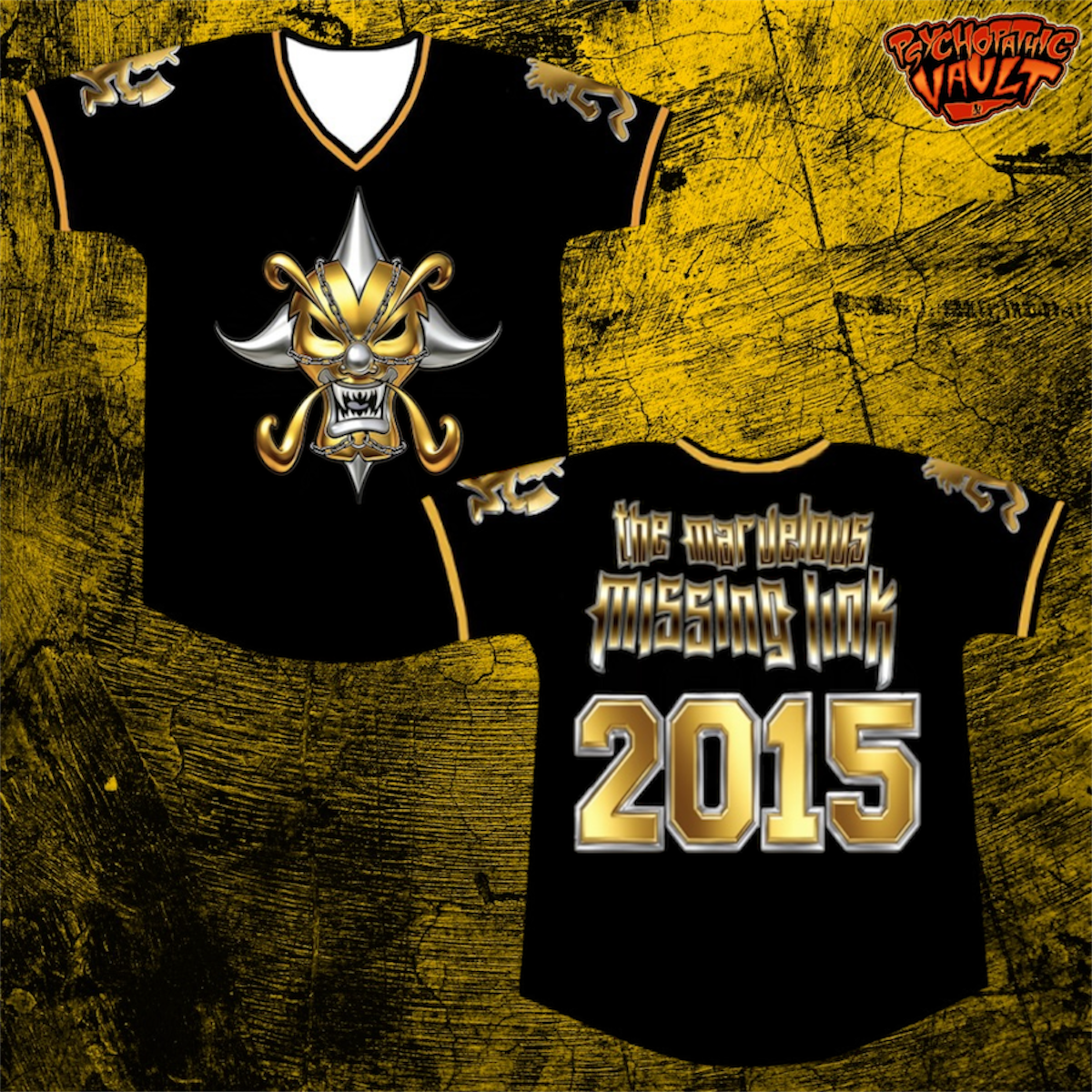 Metallic Missing Link Found Football Jersey – Psychopathic Vault