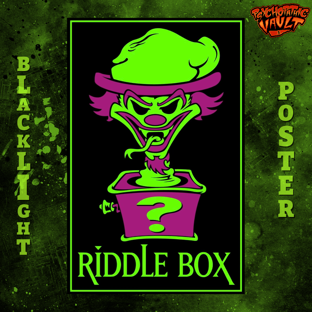 Black Light Riddle Box Poster – Psychopathic Vault