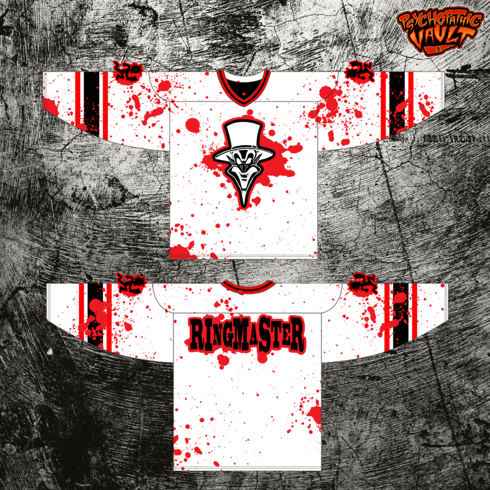 Ringmaster Blood Splatter Hockey Jersey – Psychopathic Vault