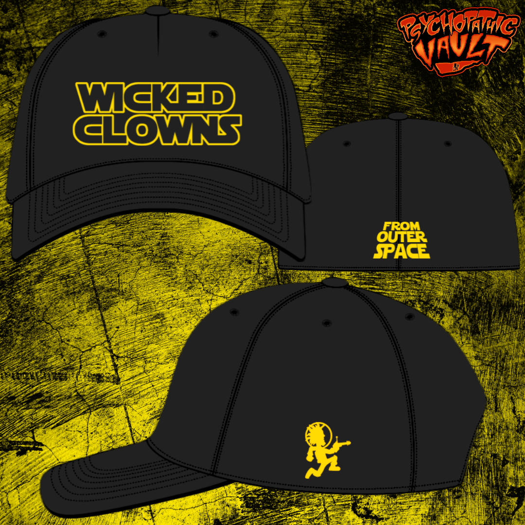 Yellow Wicked Clowns Flex Fit Baseball Hat – Psychopathic Vault