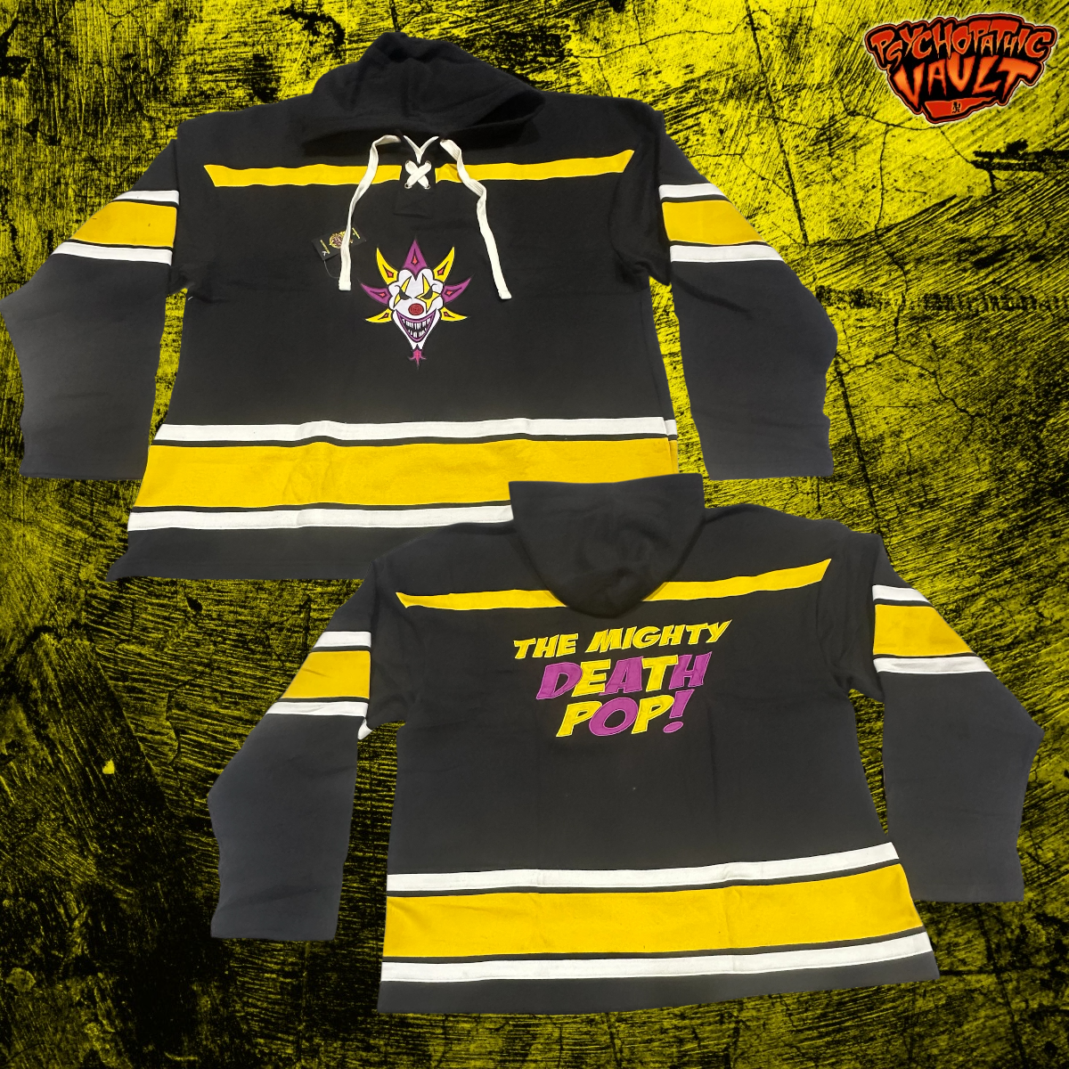 Mighty Death Pop Hockey Hoodie – Psychopathic Vault