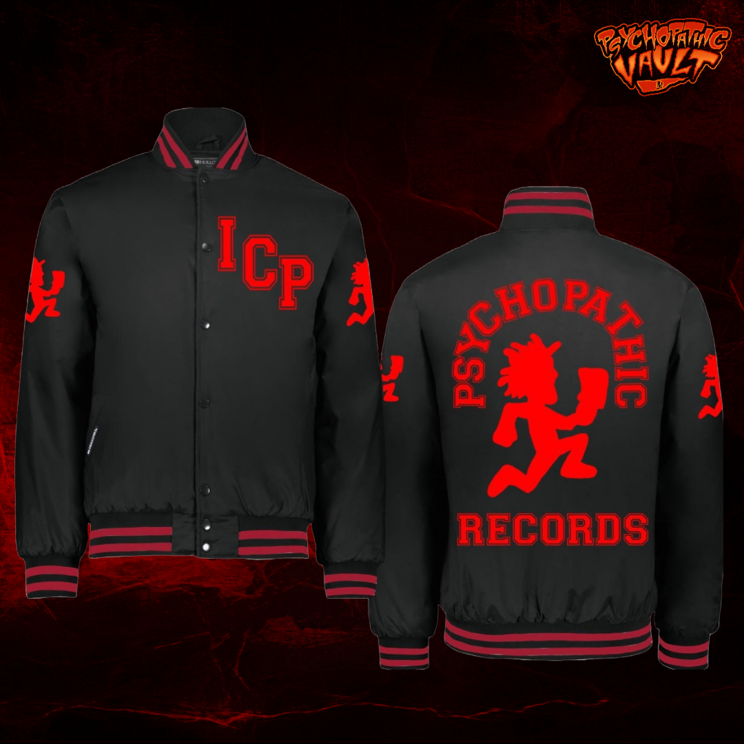 Psychopathic Records Satin Baseball Jacket – Psychopathic Vault